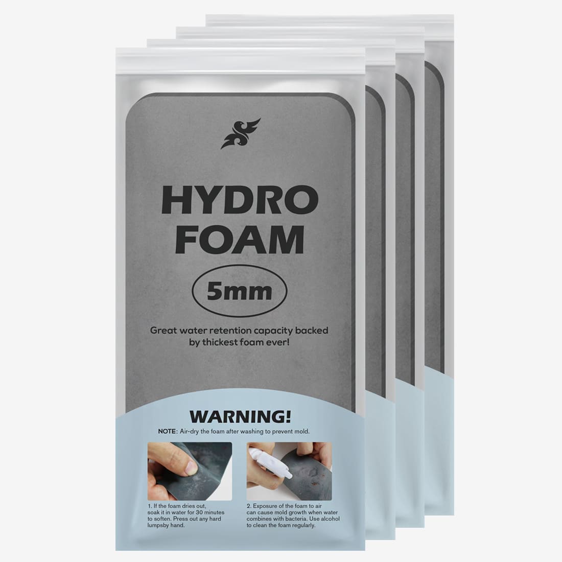 4PCS 5mm Hydro Foam - KRYDRUFI – KRYDRUFI - Europe